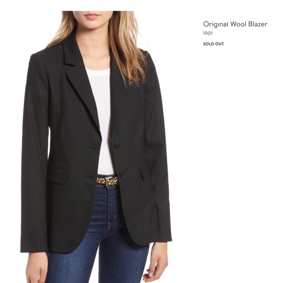 1901 | Jackets & Coats | 91 Original Wool Blazer Nwt | Poshmark